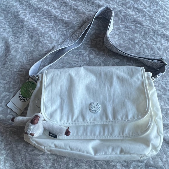 Kipling | Bags | New Kipling Brooklyn White Crossbody | Poshmark